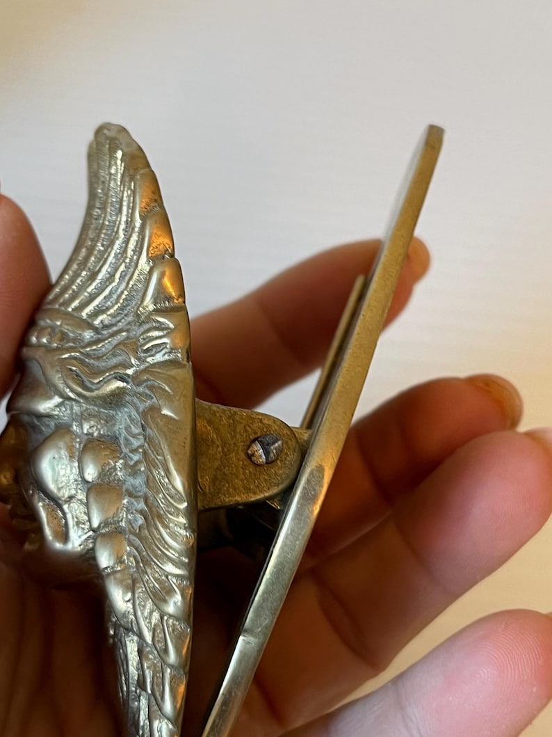 Vintage Native American Chief Head Judd Weight Paperclip, Retro Office ...
