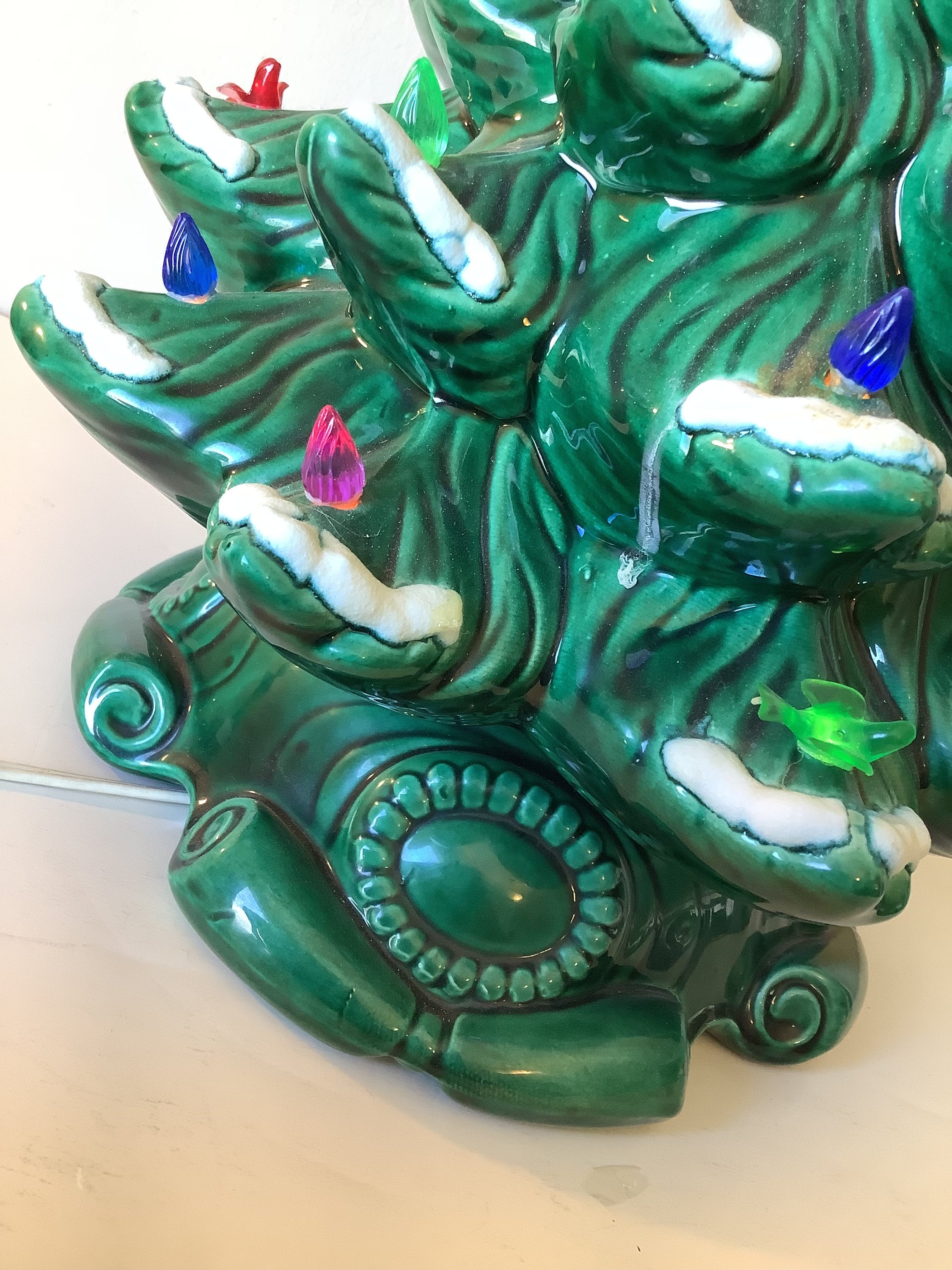 Vintage Ceramic Tree, 1970s Christmas Tree, 17 Immaculate Condition ...