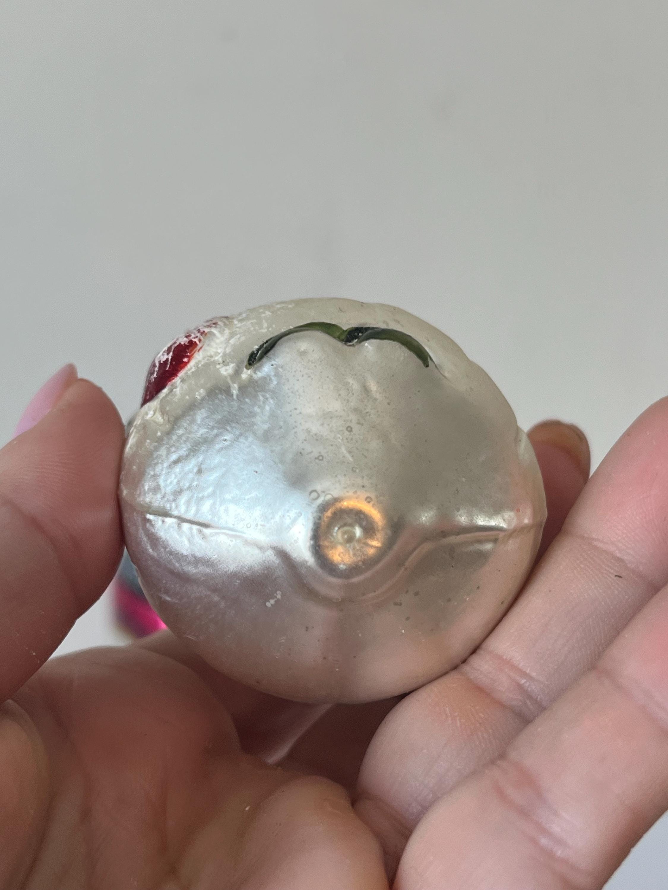 Vintage Mercury Glass Santa Claus Ornament, Christmas Tree Decoration ...