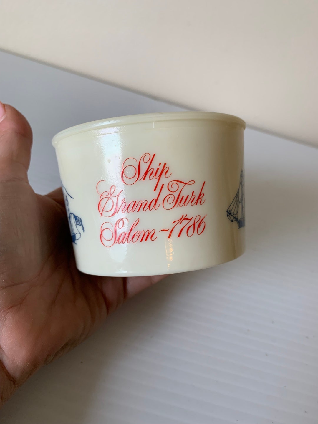 Vintage Old Spice Ship Grand Turk Salem 1786 Shaving Mug, Heavy - Etsy