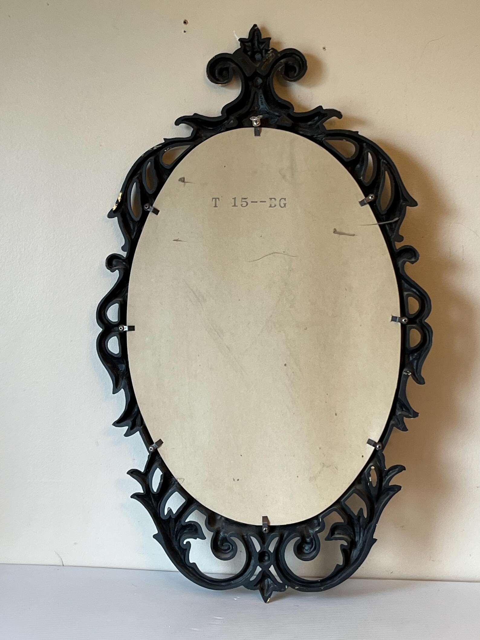 Vintage Hollywood Regency Style Mirror, Retro Home Decor, Plastic - Etsy