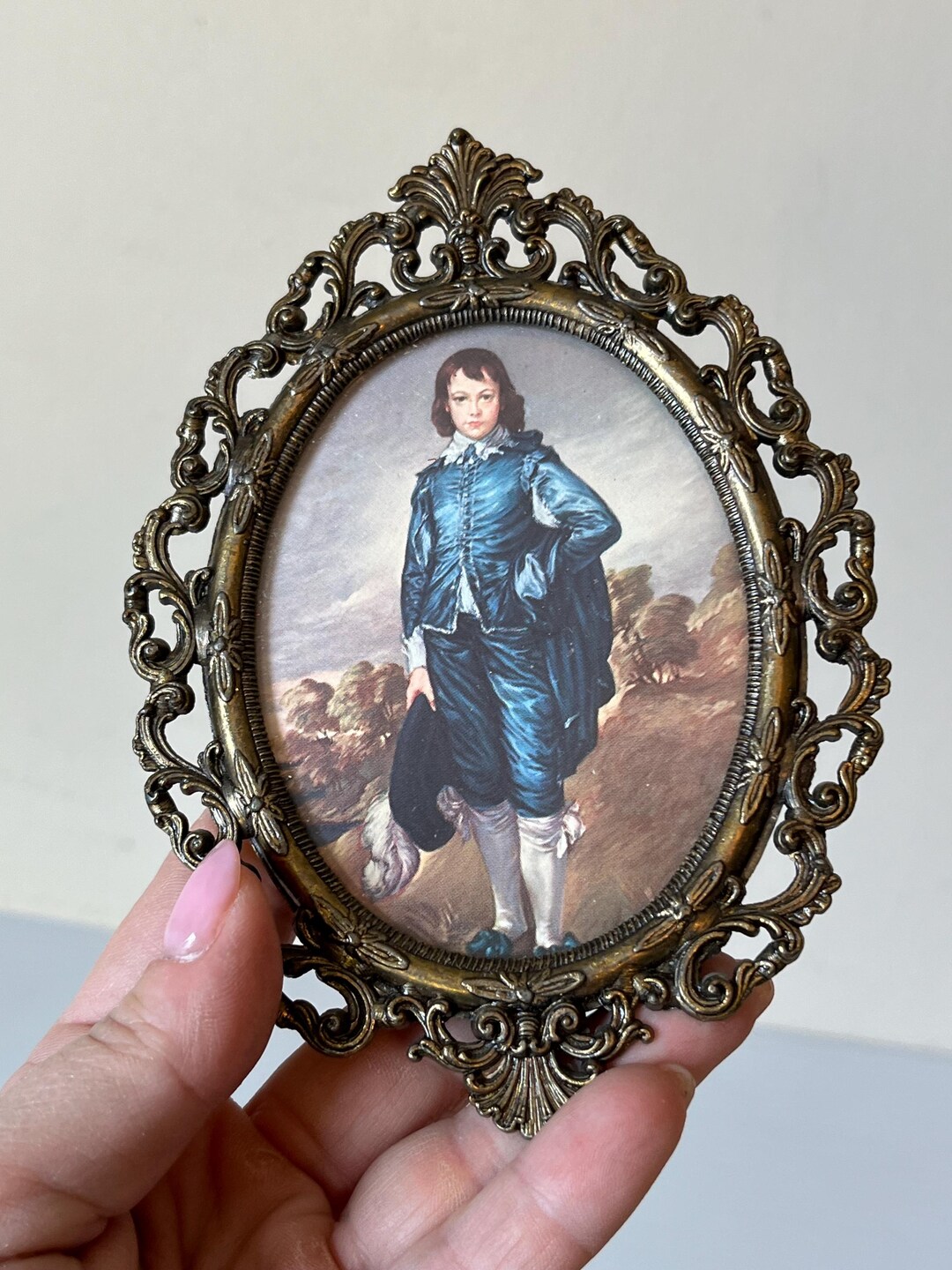 Small Ornate Filigree Cast Metal Frames, Vintage Hollywood Regency ...