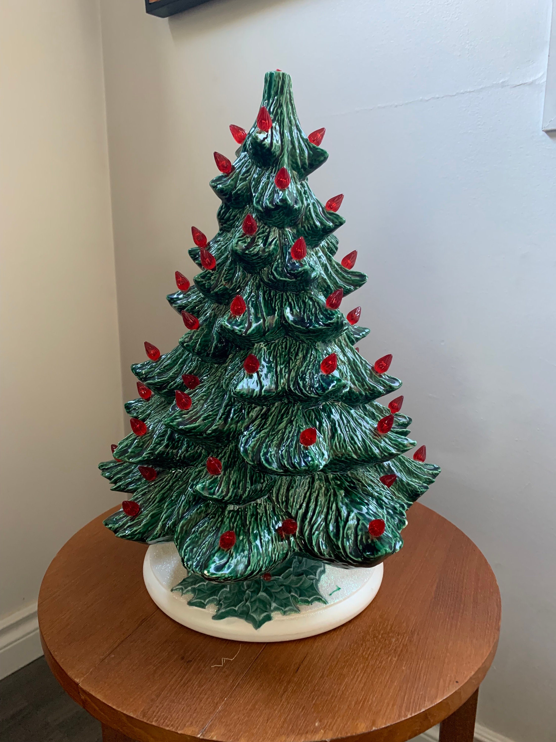 Vintage Ceramic Tree, 1970s Christmas Tree, Ceramic Christmas Tree ...