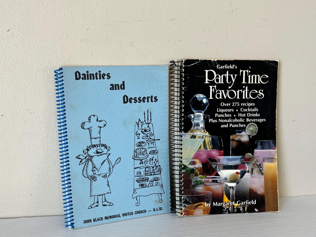 From Dainties to Party Favorites Book, Sweet Recipes, Drinks Cookbook ...
