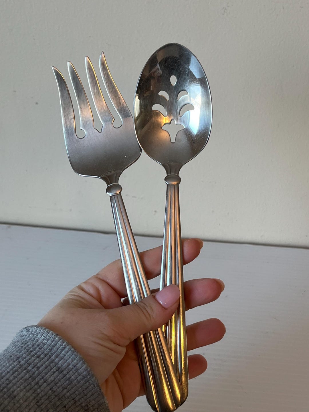 Oneida Community UNITY Stainless Serving Set, Silver Tableware, Dining ...