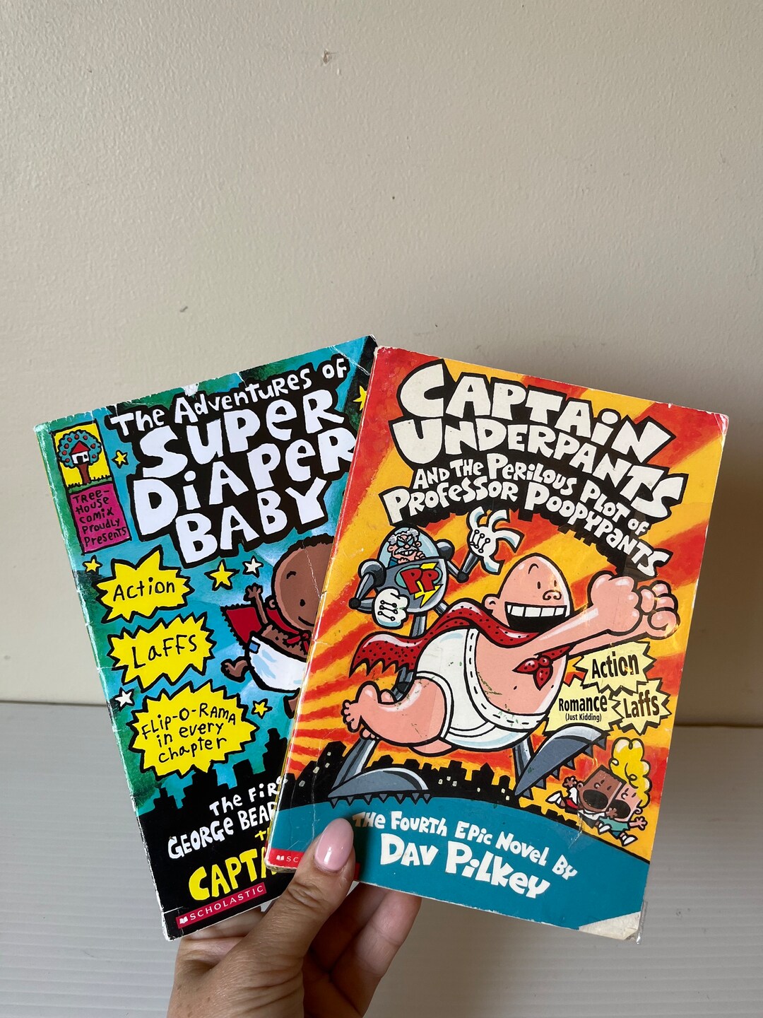 Captain Underpants Book Baby Underpants, Dav Pilkey Paperback, Children ...