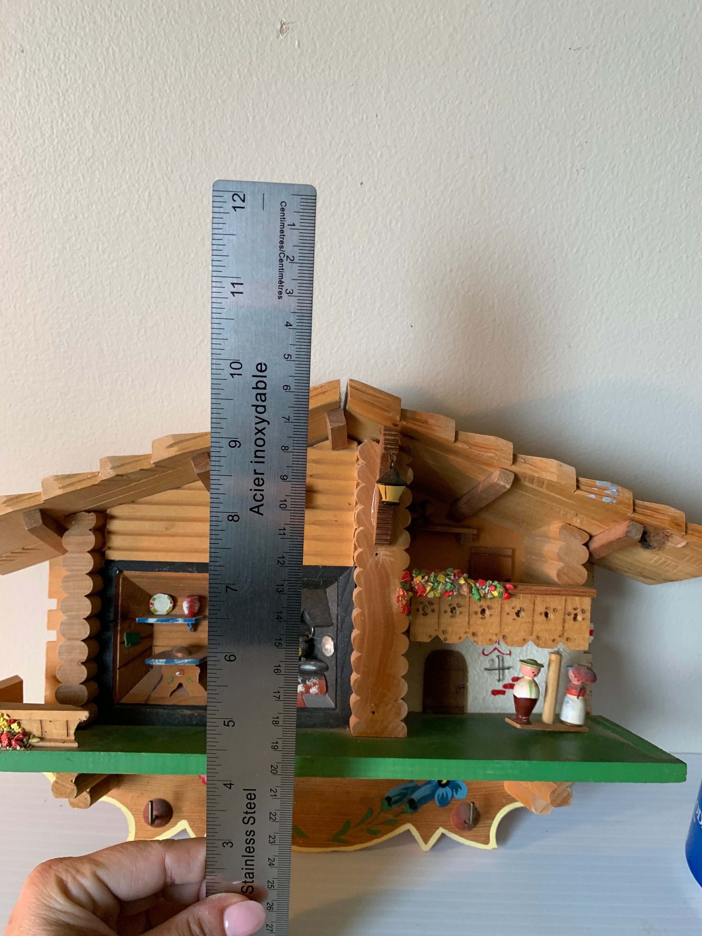 Charming Vintage Swiss Chalet: Perfect for Holding Keys, Trinkets, or ...