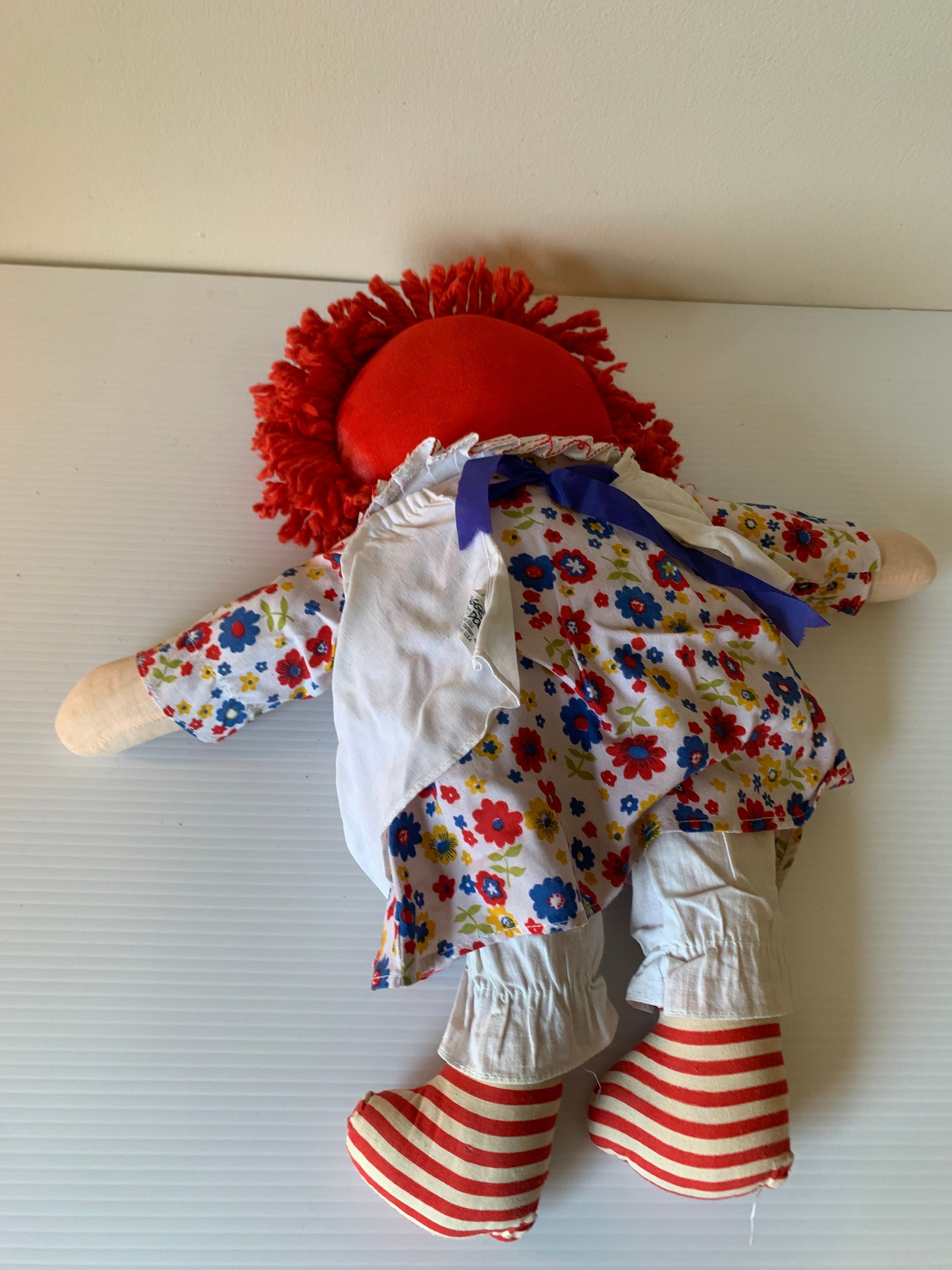 Vintage Knickerbocker 19 Raggedy Ann Doll: Complete With Original ...