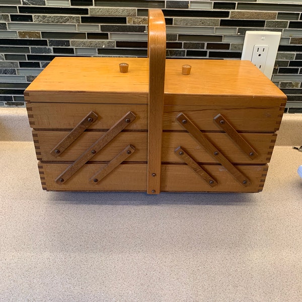 Accordion Style Sewing Box - Etsy