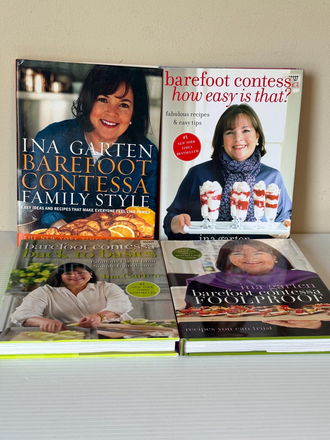 Ina Garten Cookbook Bundle, Family Style Meals, Barefoot Contessa Back ...