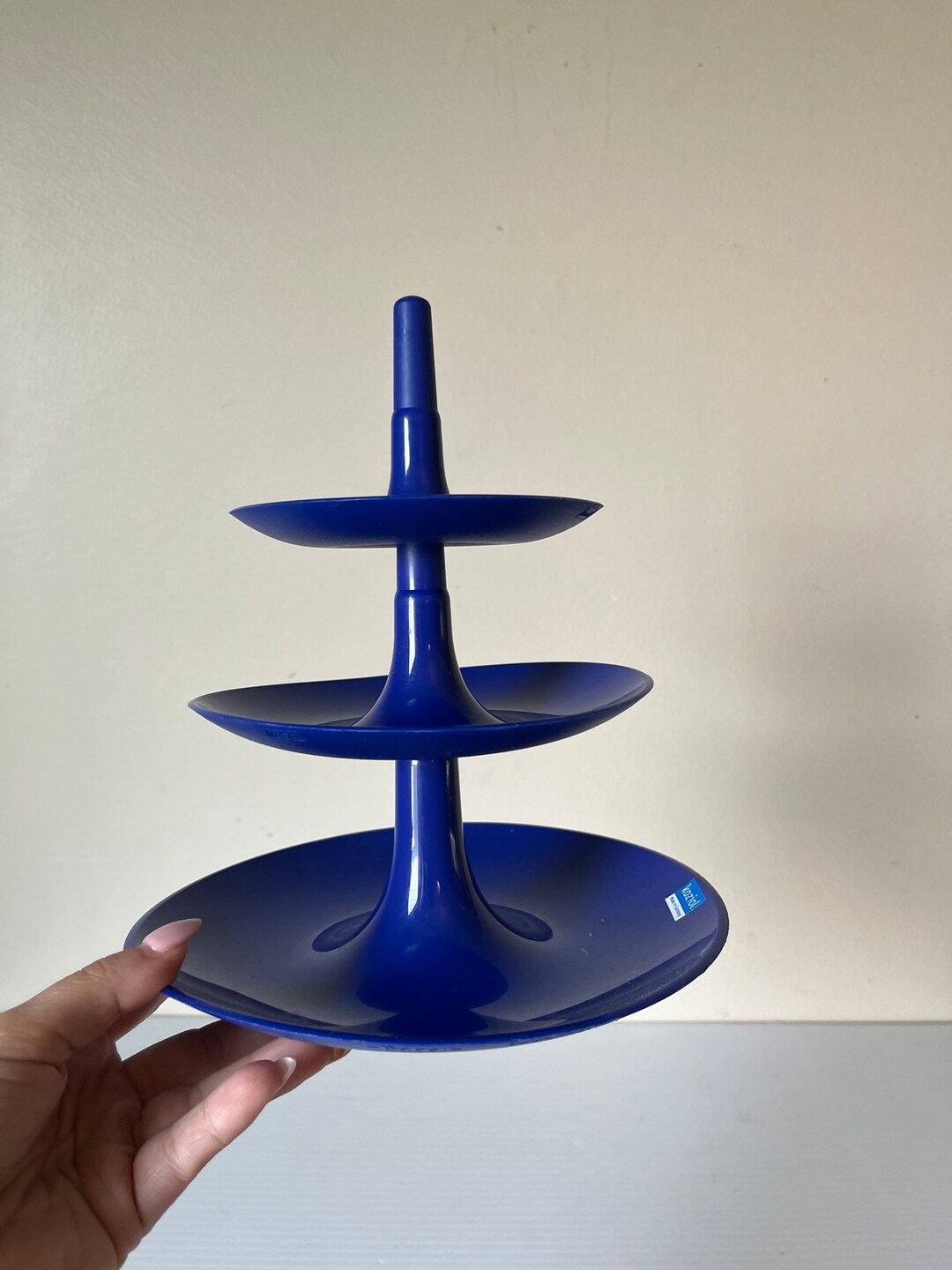 Koziol Retro Plate, Vintage 3-layer Serving Plate in Blue, Kitchen Decor, Unique Gift Idea - Etsy