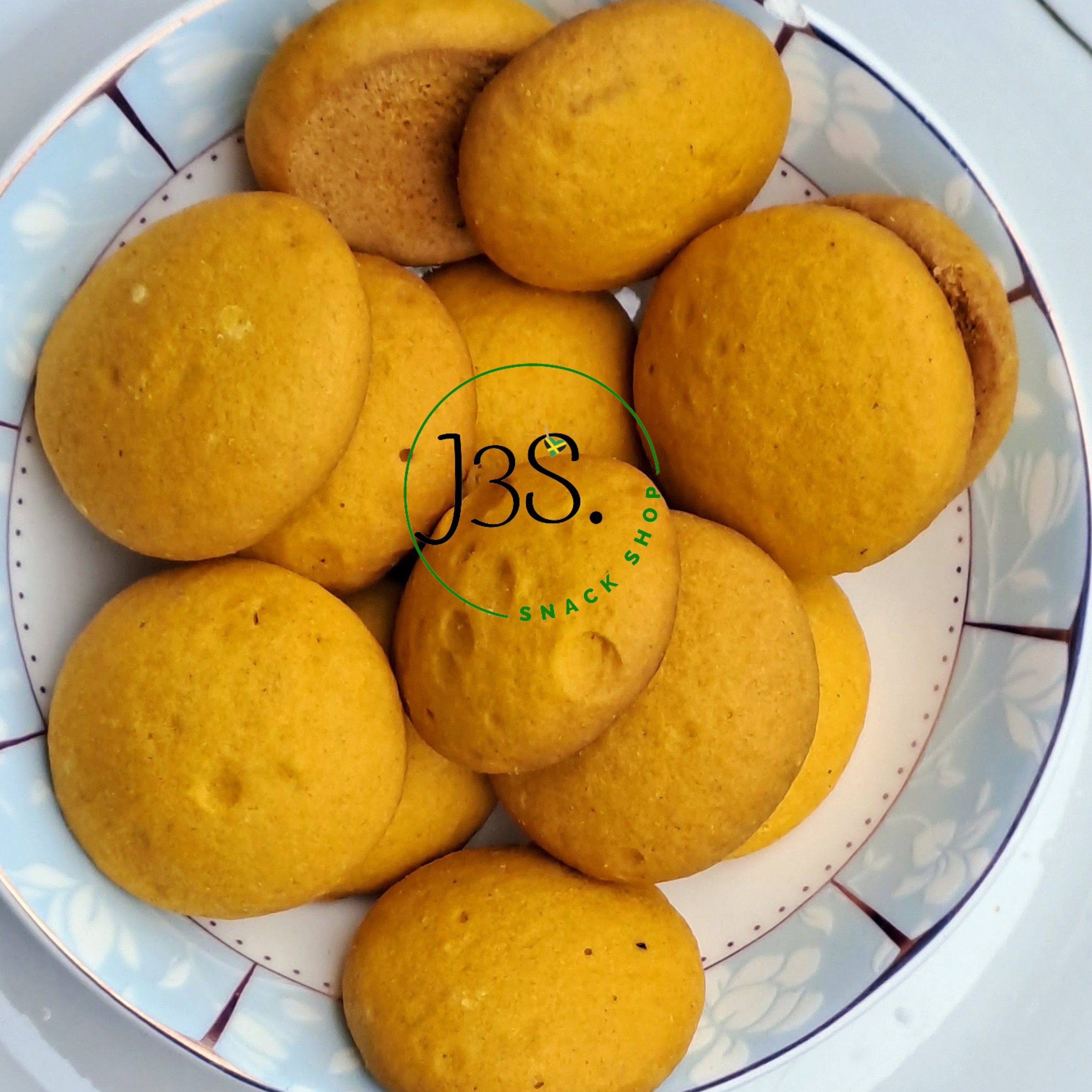 Jamaican Police Button Cookie Jamaican Cookie Jamaican Snack Pack of 24 ...