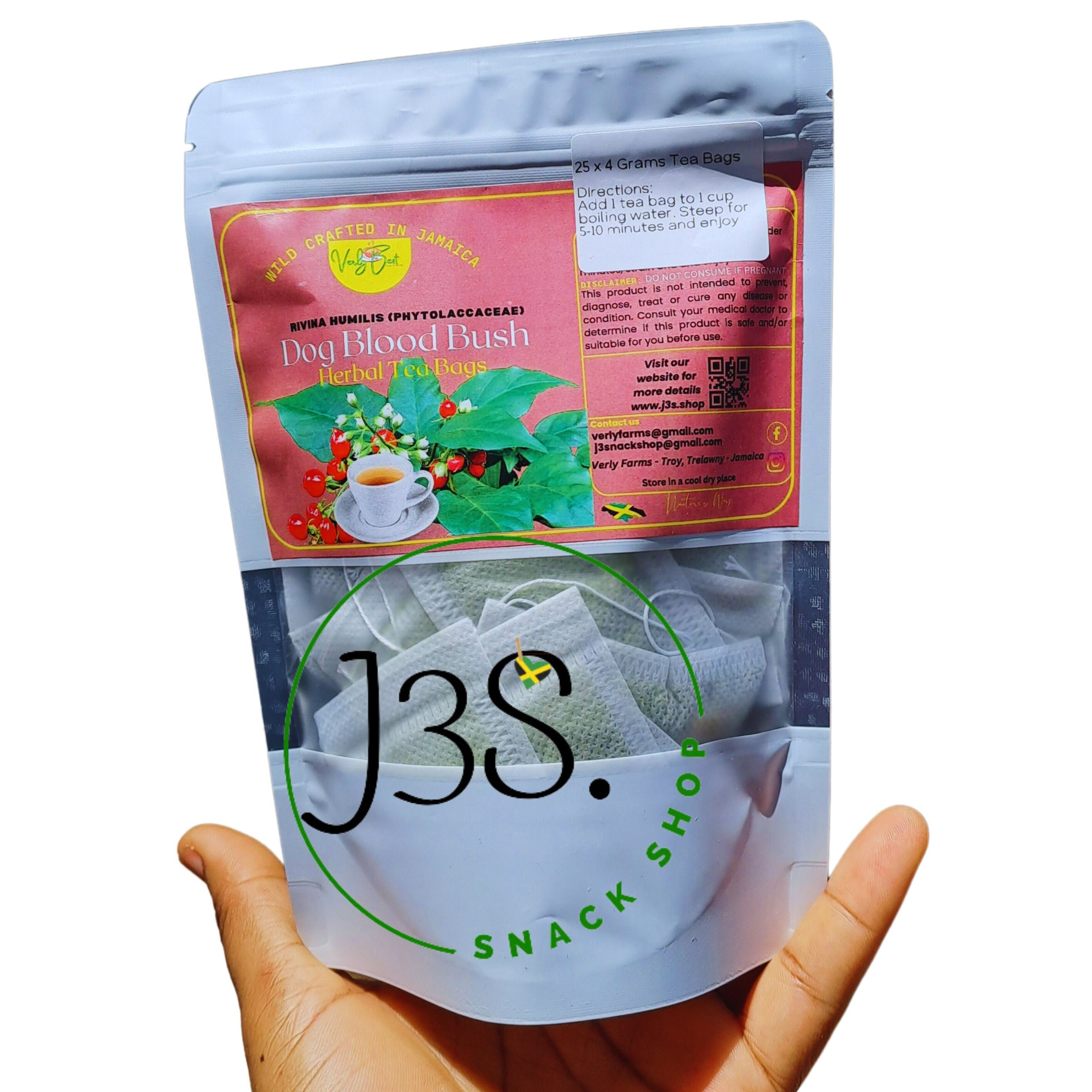 Dog Blood Bush Tea |fertility Bush| - Rivina Humulis - Tea Bags ...