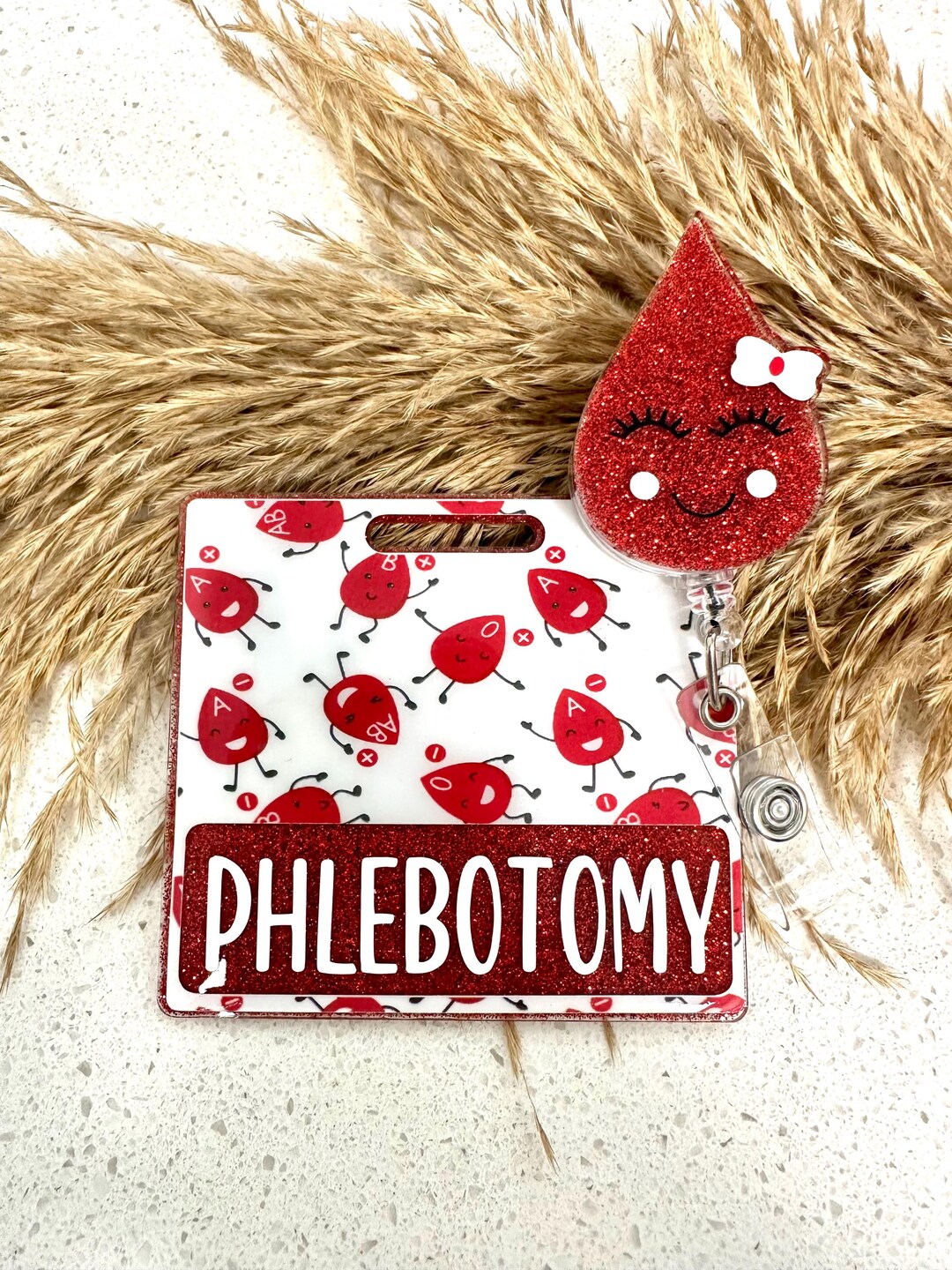 Phlebotomist Badge Buddy | Phlebotomy Gift | Healthcare Worker Badge ...