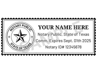 Notary Certificate 3-pack for TEXAS PDF Digital Download - Etsy
