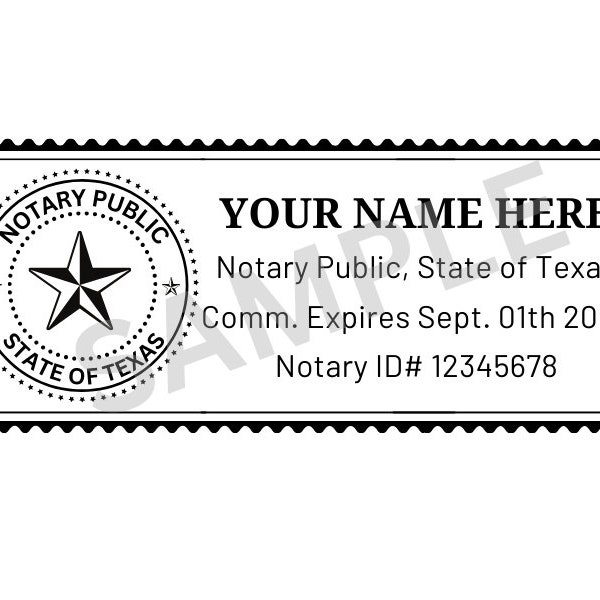 Texas Digital Notary Public - Etsy
