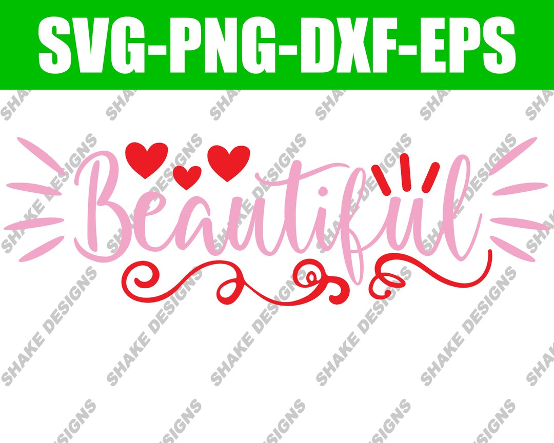 Cree hermosas artesanías con 'Hermoso' SVG: perfecto para camisetas ...