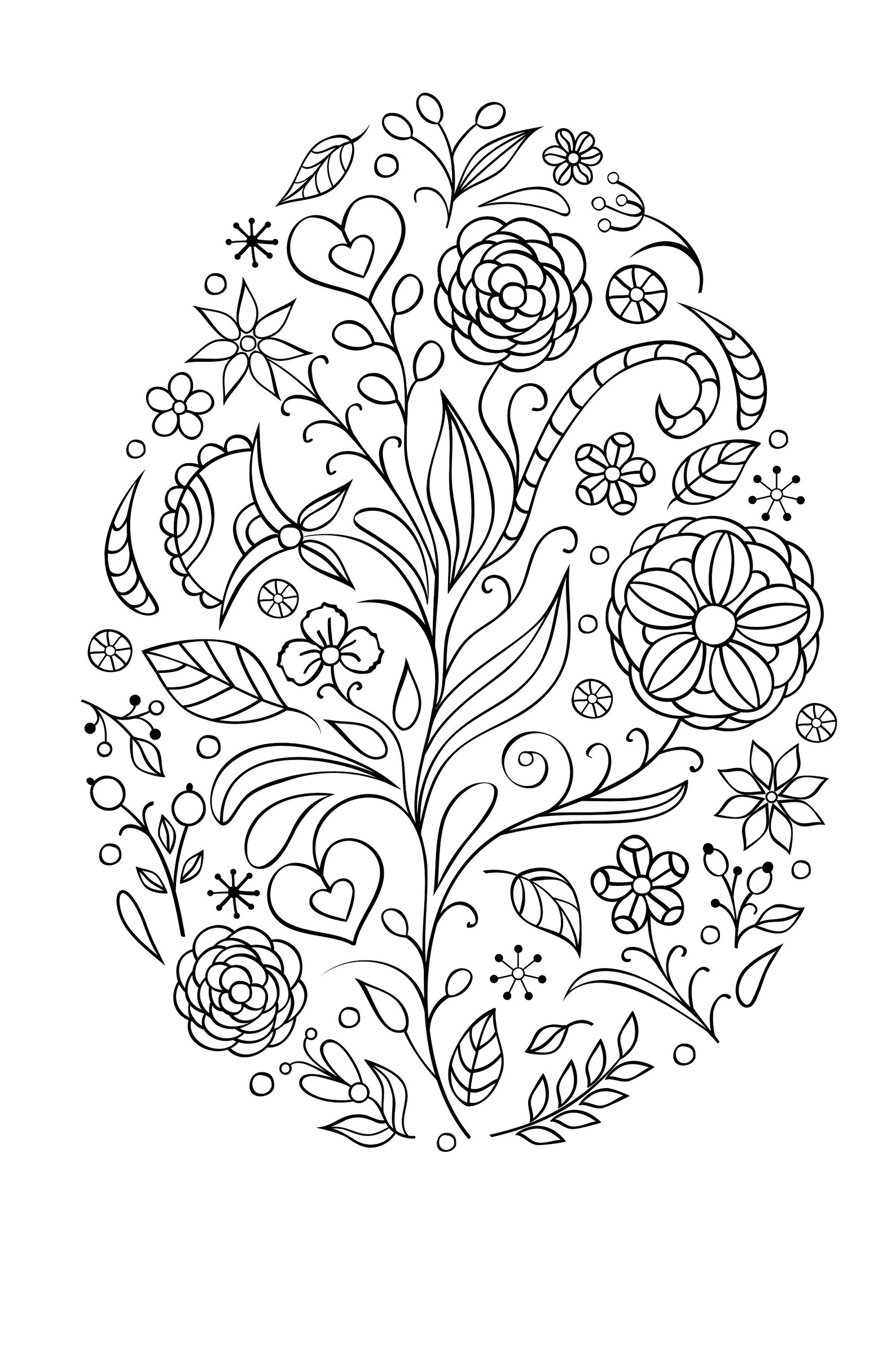 Floral Coloring 4x6 Cards - Etsy