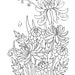 Floral Coloring 4x6 Cards - Etsy