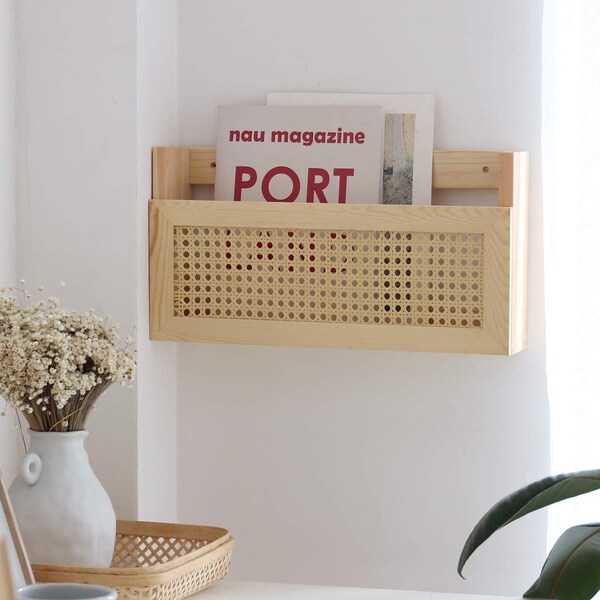 Wall Magazine Rack - Etsy