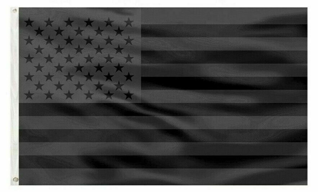 3x5ft All Black American Flag US Black Flag Tactical Decor - Etsy