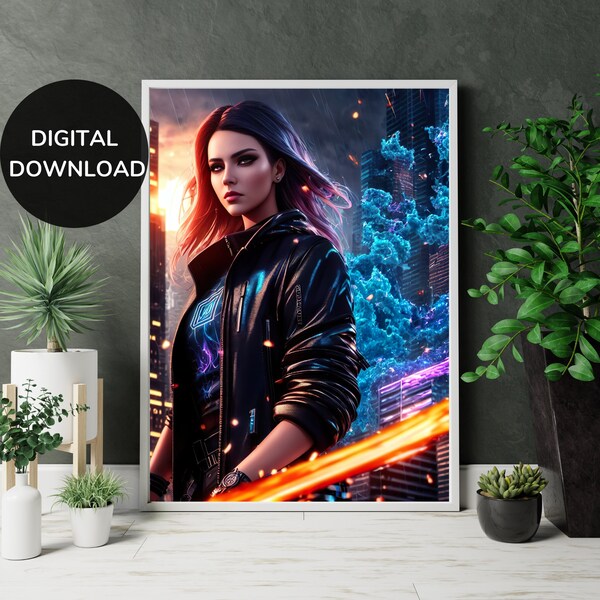 Cyberpunk Office Decor - Etsy