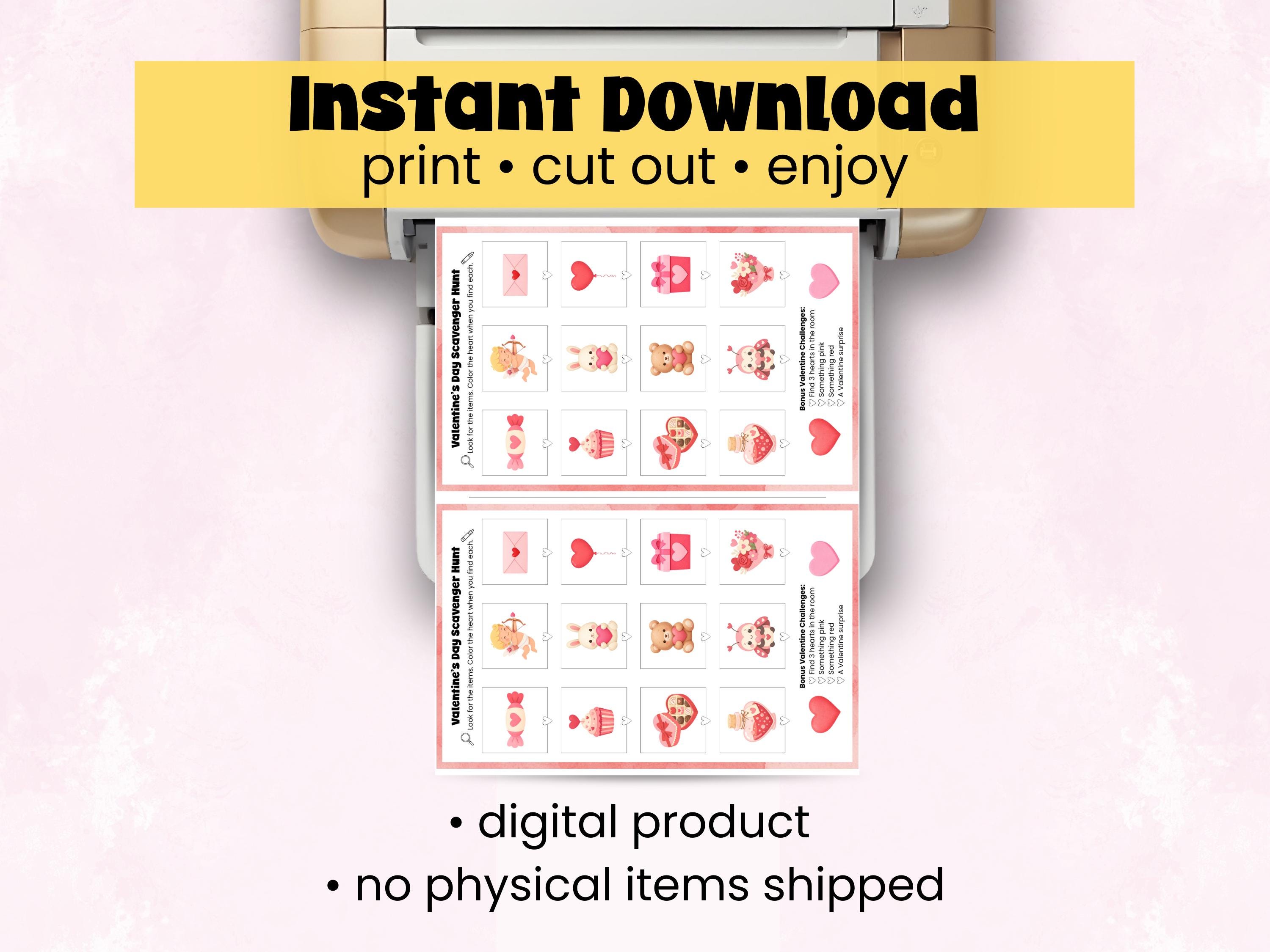 Valentine's Day Activity Bundle for Kids | Printable Valentine Games ...