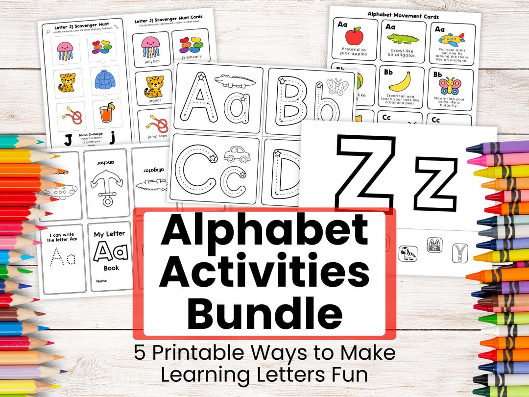 Alphabet Activities Bundle for Preschool & Kindergarten | Hands-on ...