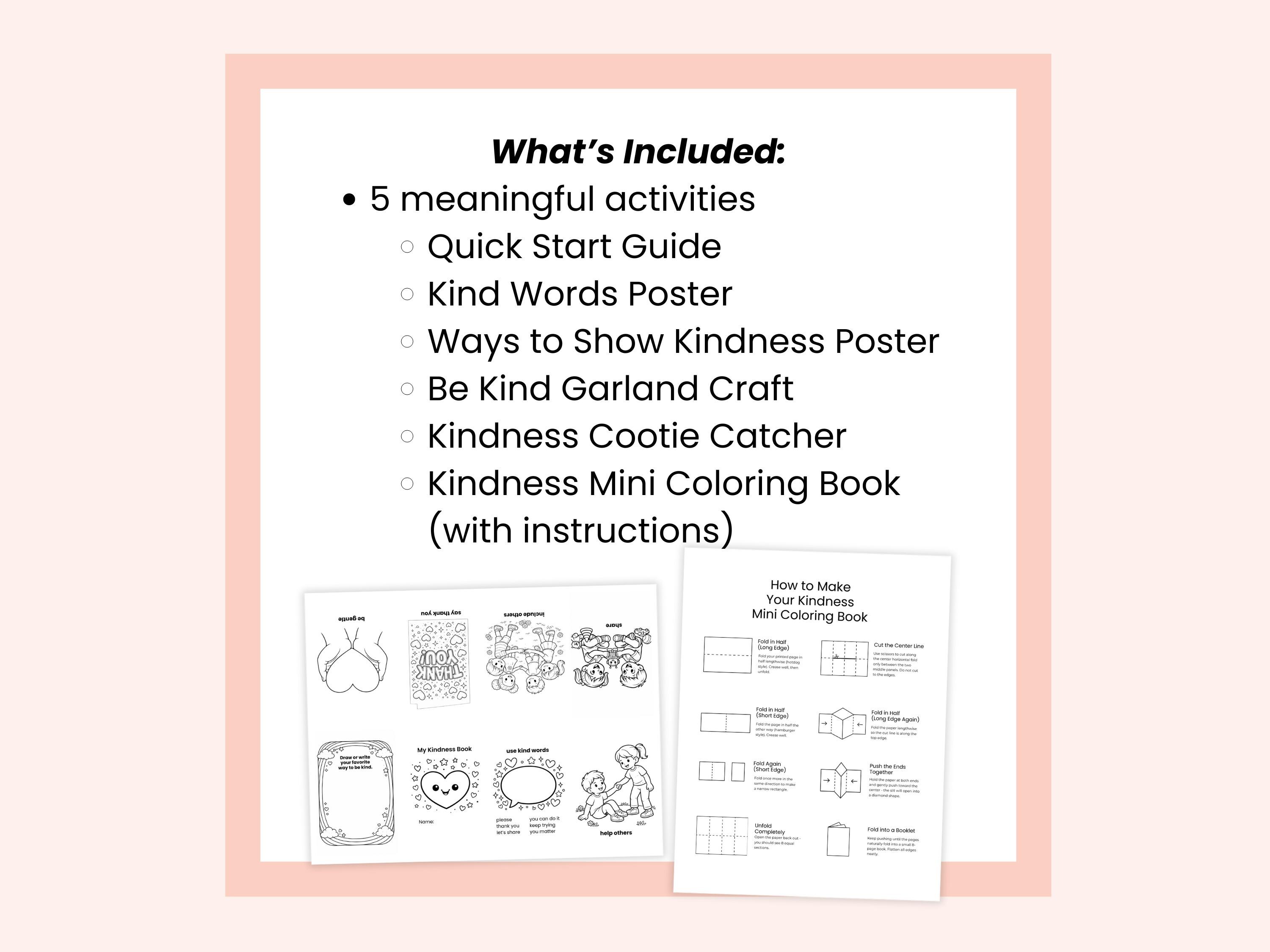 Kindness Activities for Kids | SEL Printables Pack | Social Emotional ...