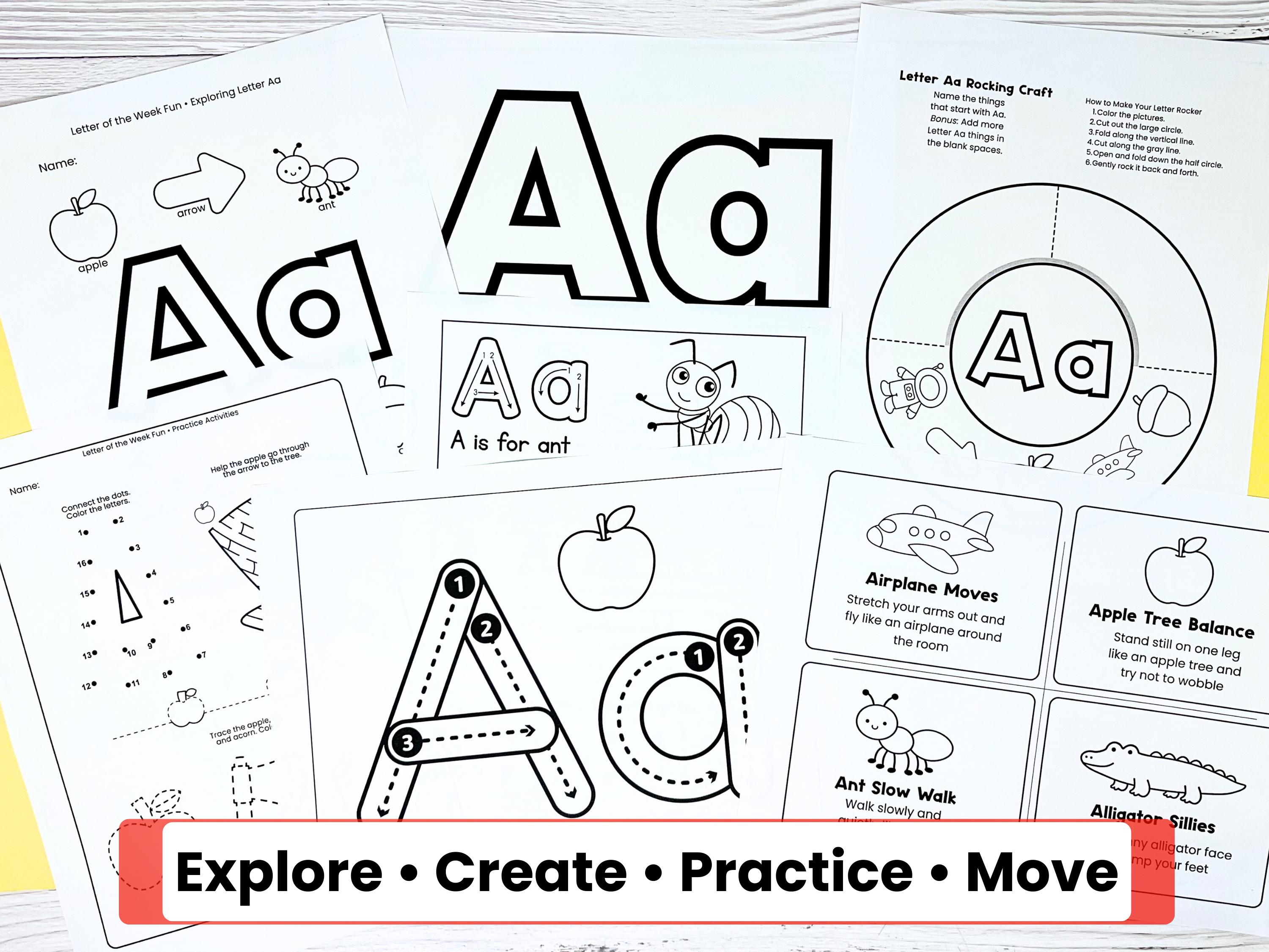 Letter of the Week Activities | Alphabet Curriculum Printable ...