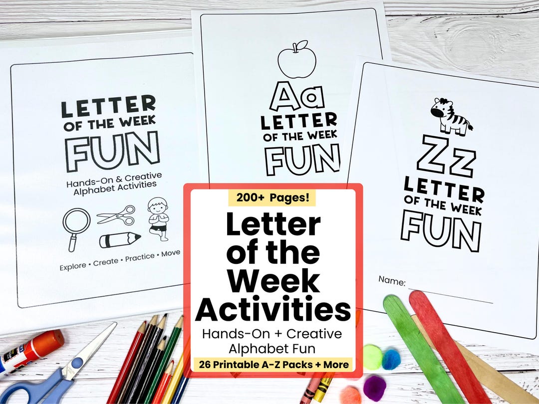 Letter of the Week Activities | Alphabet Curriculum Printable ...