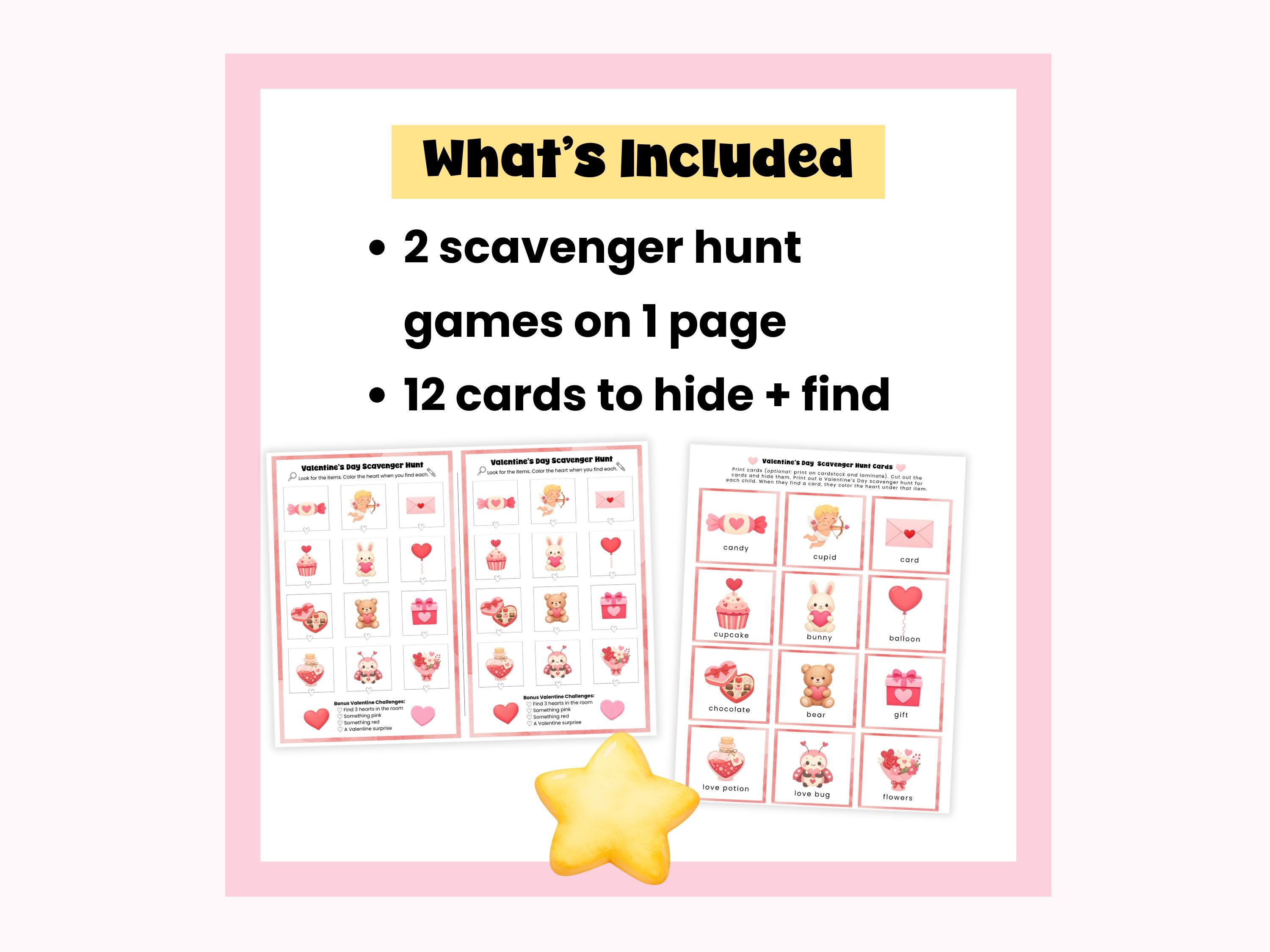 Valentine's Day Activity Bundle for Kids | Printable Valentine Games ...