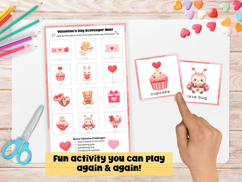 Valentine's Day Activity Bundle for Kids | Printable Valentine Games ...