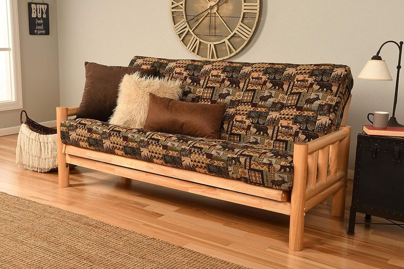 Full Size 'futon Cover Only" Wildlife Cabin Tapestry Collection Fits 6 ...