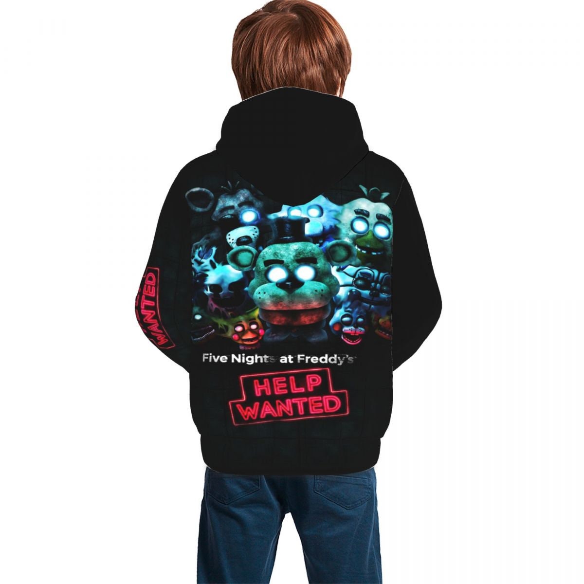 Five Nights at Freddy Hoodie Horror Game Hoodie Cartoon sold by Yolk ...