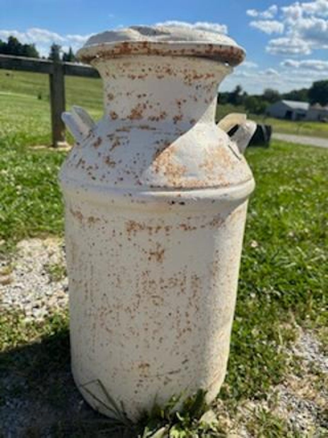 Vintage Milk Can Old Milk Can Milk Cow Farmhouse Decor Antique Milk ...