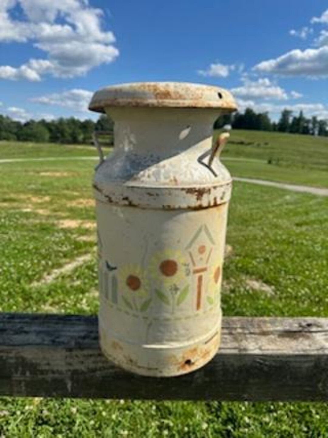 Vintage Little Milkcan Old Can Milk Cow Farmhouse Decor Antique Milk ...