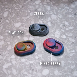 3D Printed Customizable Keychain Magnetic Haptic Slider Fidget Toy ...