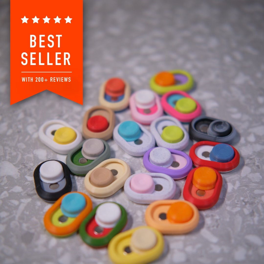 3D Printed Customizable Magnetic Haptic Slider Fidget Toy Desk Toy, Eco ...