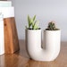 Minimalist U Shaped Planter - Etsy