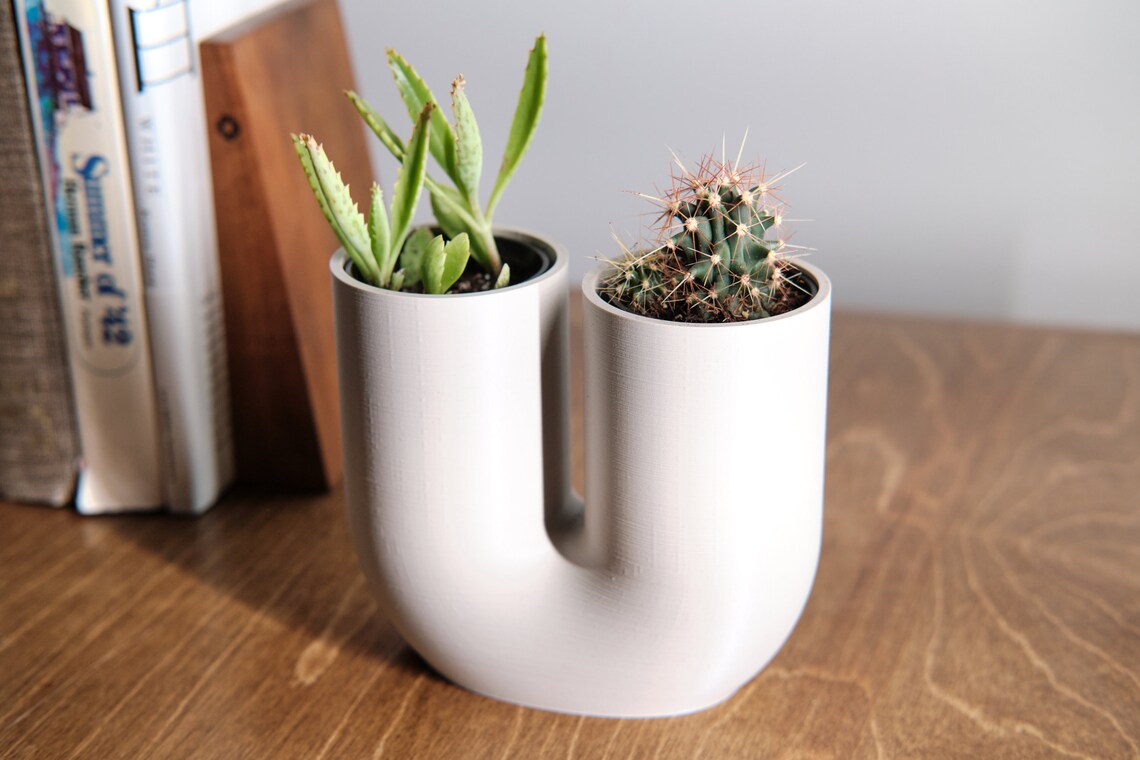 Minimalist U Shaped Planter - Etsy
