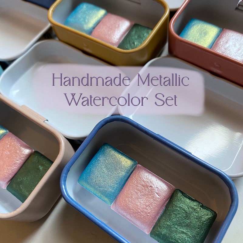 Metallic Watercolor - Etsy Australia