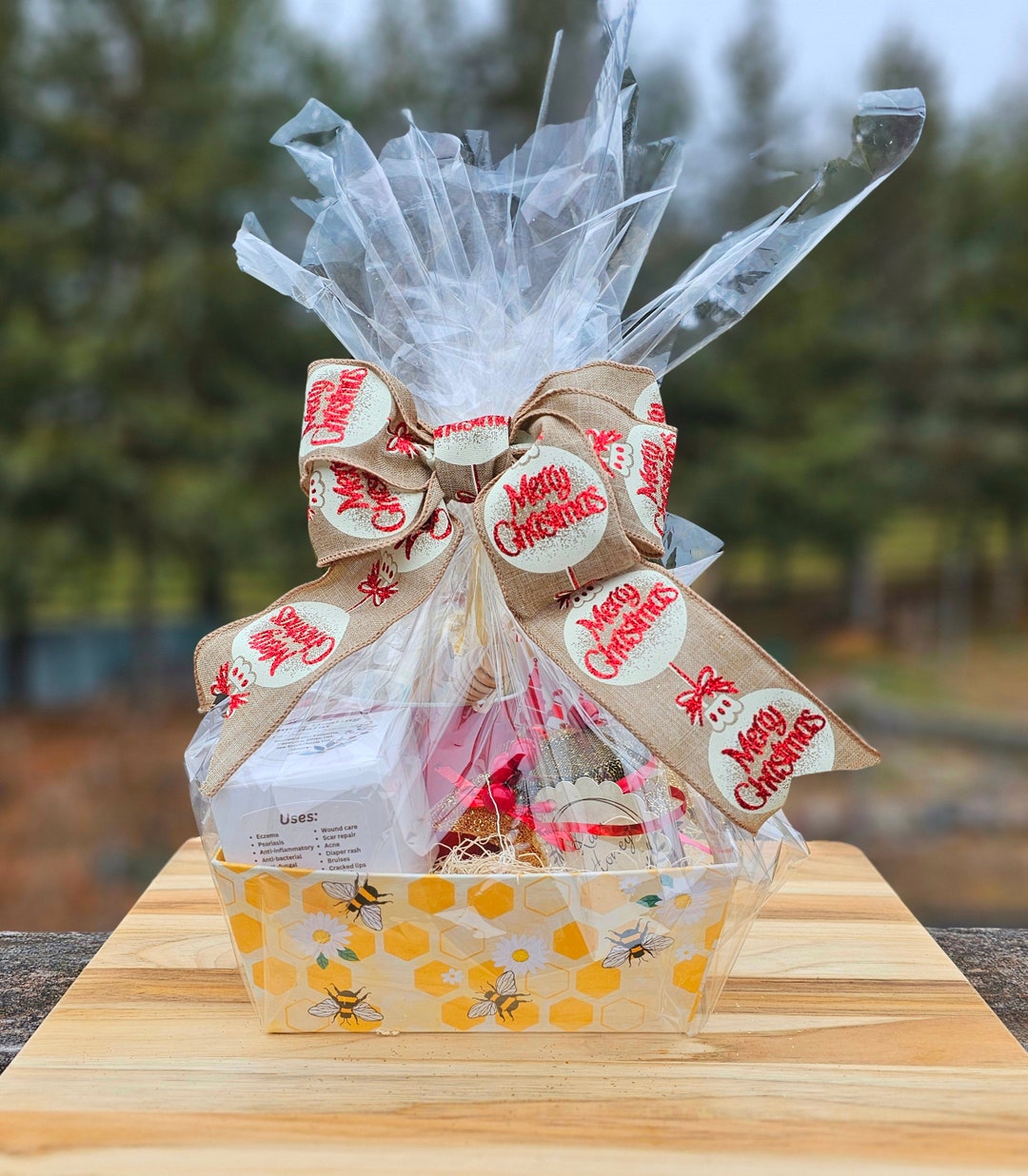 Christmas Honey Gift Basket Gift Set Gift for Anyone - Etsy