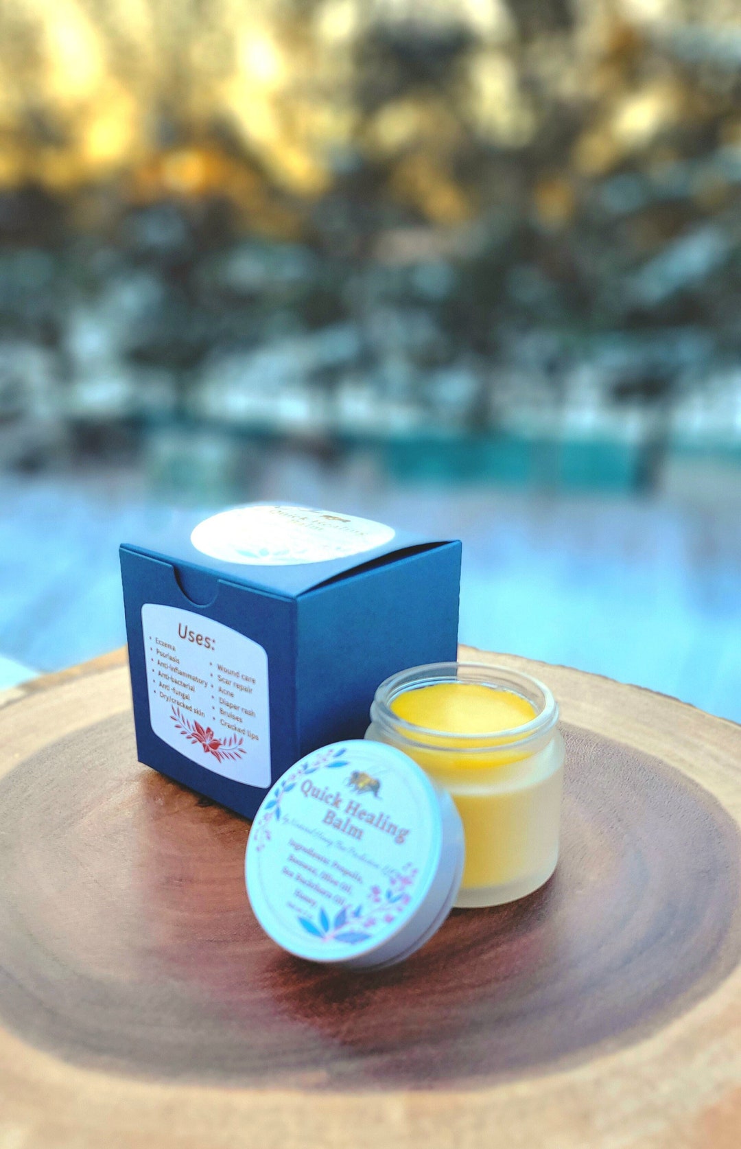 Propolis Beeswax Balm With Oils, Cream Salve Ointment Skin Care ...