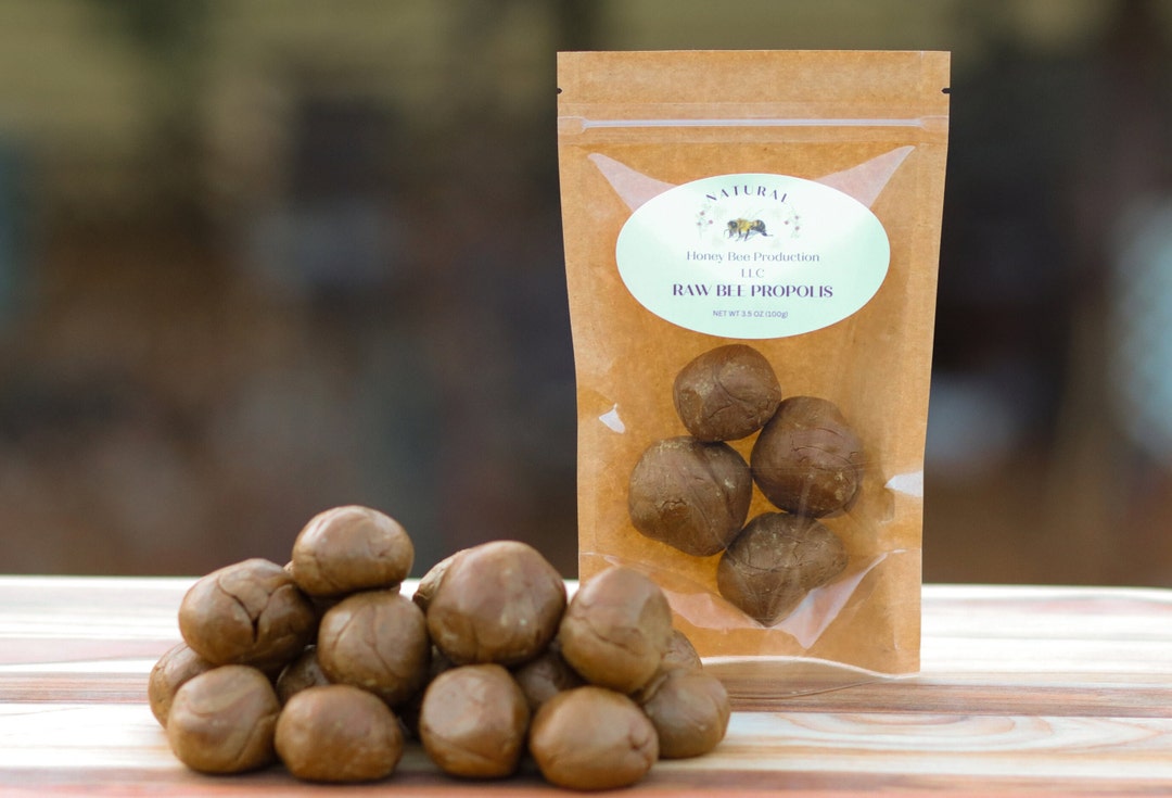 Raw Bee PROPOLIS. 100% Pure Organic Made in Minnesota 3.5 Oz/100 Gram ...