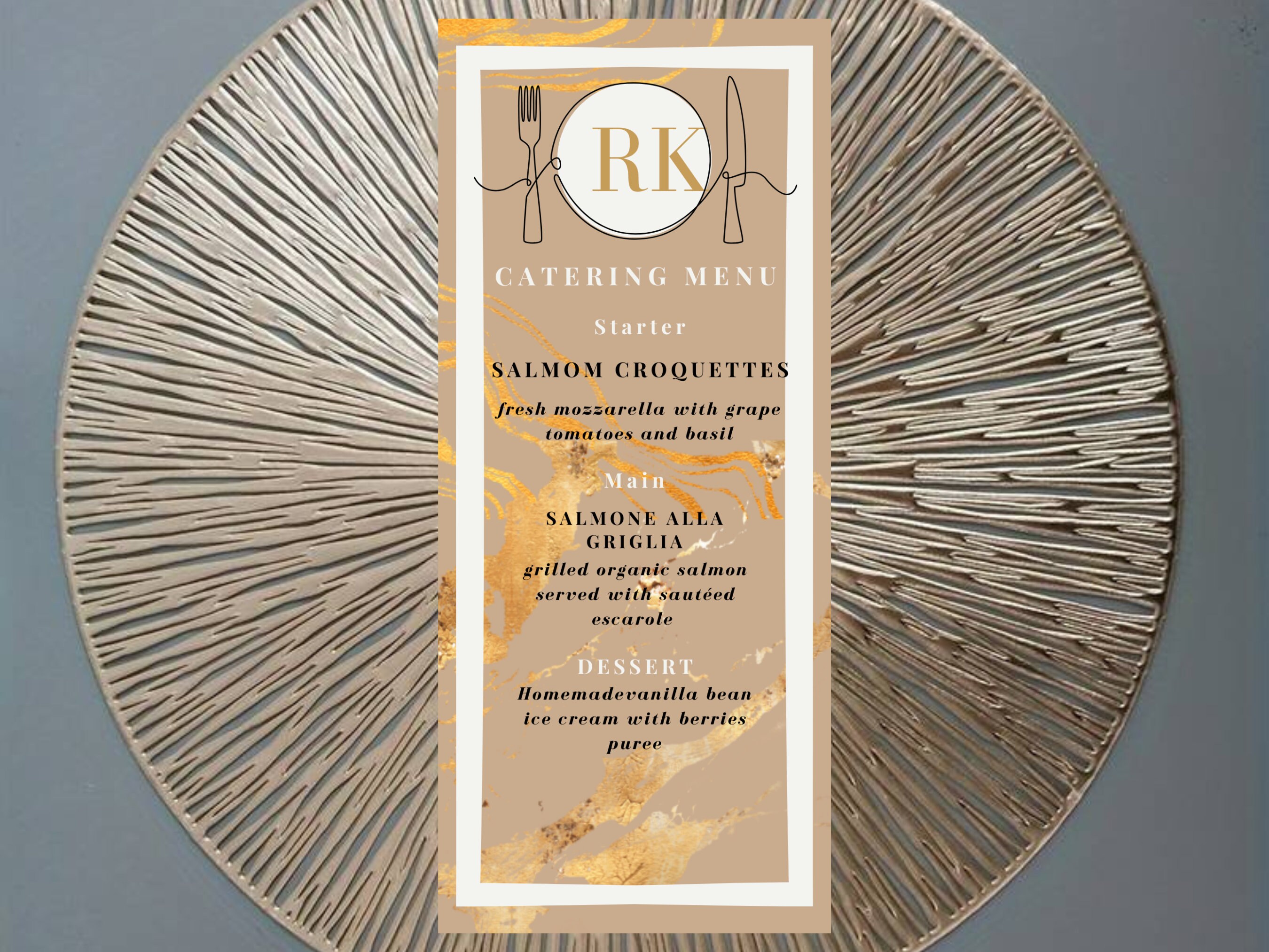 GOLDEN EDITABLE Menu Card Couples Date Night Party Table Menus ...