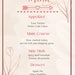 ROSE GOLD MINIMALISTIC Dinner Menu Templates - Etsy
