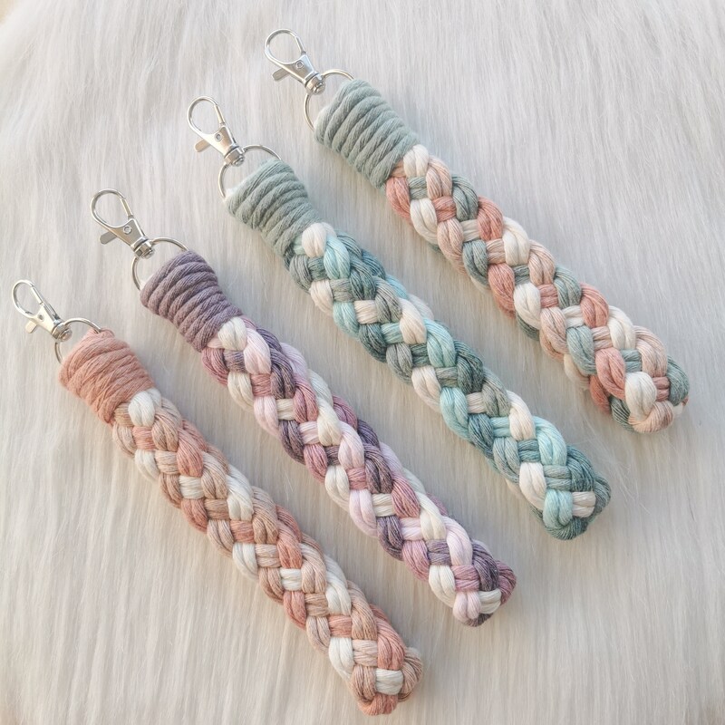 Braided Keychain - Etsy