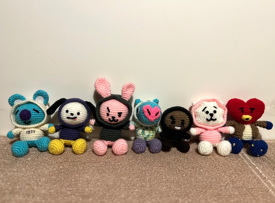 BTS, BT21 Crochet, K-pop Dolls, Amigurumi - Etsy