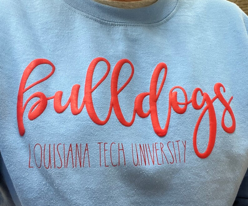 Puff Vinyl, Custom Mascot/team Sweatshirt - Etsy